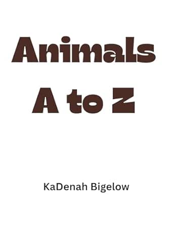Animal Letter Tracing Handbook eBook : bigelow, kadenah: Amazon.in: Books