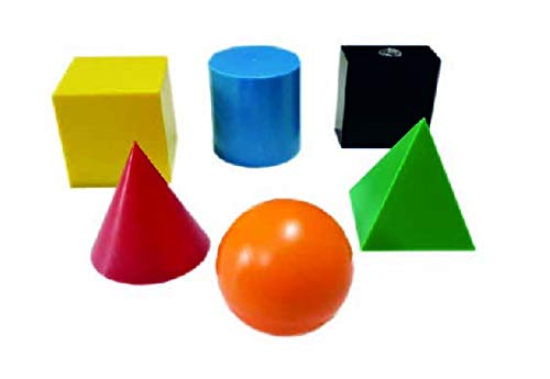 Generic Plastic geometry shapes, Multicolour : Amazon.in: Toys & Games