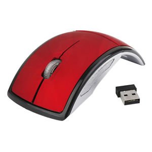 Laptop 2.4GHz Wireless Foldable Arch Optical Mouse/Mice + USB Receiver ...