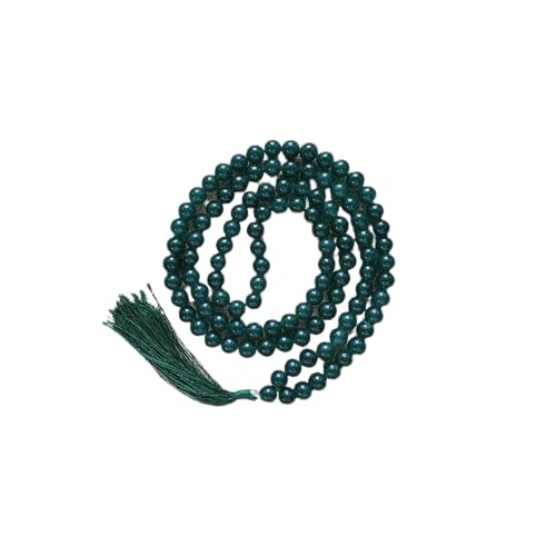 All Stone Green Emerald Stone Mala Real Panna Mala 108 Beads Original ...