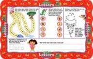 Dora the Explorer Letters Wipe-Off Mat: 9781586107789: Books - Amazon.ca