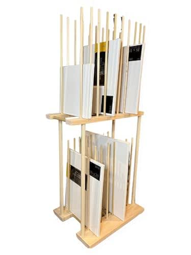 Amazon.com: Two Tier Art Storage Cart With Swivel Caster Wheels - 24 ...