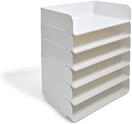 Amazon.com: Staples TRU RED Side Load Stackable Plastic Letter Tray ...