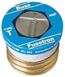 Bussmann T-7 7 Amp 125 Volt Type T Time-Delay Dual-Element Edison Base ...