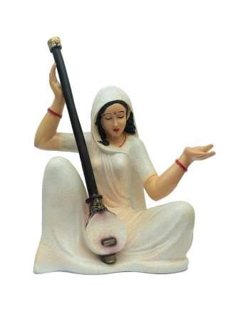 Buy Waahkart Home Decor Attractive Traditional Meera Bai Sculpture ...