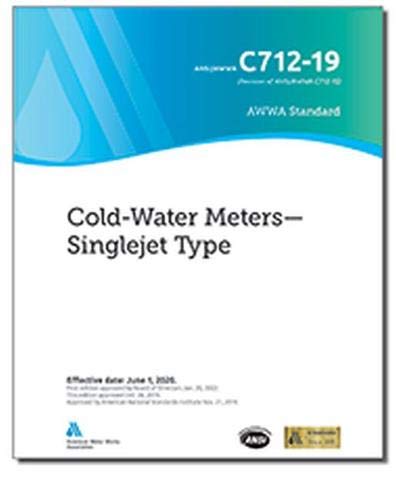 AWWA C712-19 Cold-Water Meters―Singlejet Type: AWWA: 9781647170080 ...