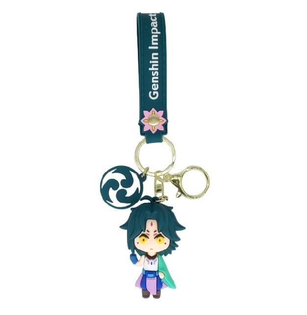 PINAKA Genshin Impact Xiao Lanyard Keychain : Amazon.in: Bags, Wallets ...