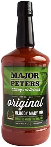 Amazon.com : Major Peters' Premium, Full Body Bloody Mary Mix, Only Add ...