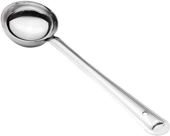 Buy Qmos Sambar Serving Spoon |Stainless Steel Deep Spoon | Soup ...