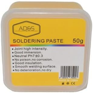 AD&S Soldering Paste 50g, Electrical Solder Flux, No-Clean Solder ...