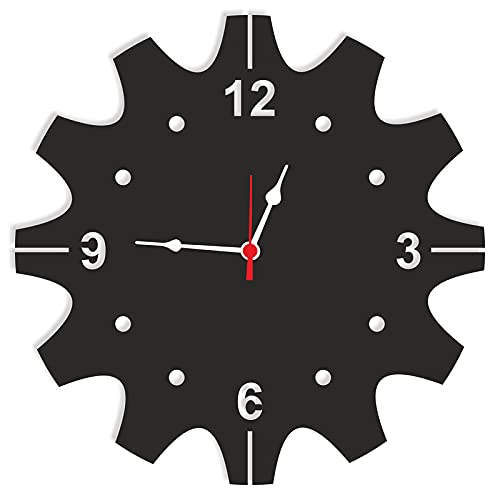 Buy A&A Ent. Analog MDF Wall Clock for Home & Office (10 X 10 Inch, A&A ...
