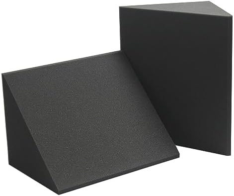 Amazon.com: Bass Traps Acoustic Foam Corner, 2 Pack Delta Bass Traps ...
