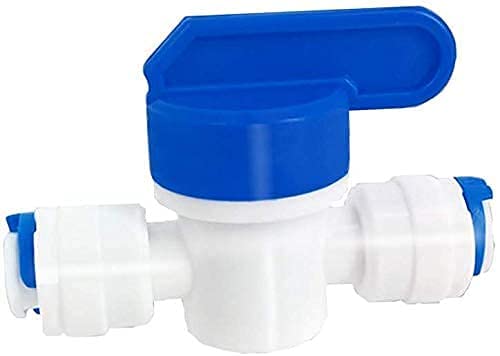 Inline Tube Tap Shut Off Ball Valve Quick Fitting Connection Aquarium ...