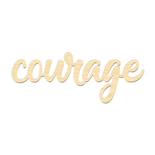Amazon.com: Courage Sign- Courage Laser Cut Wording : Handmade Products