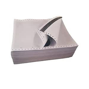 Computer Paper, 2-Part Dot Matrix Printer Paper with Carbon, 10x12 Inch ...