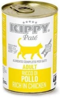 KIppy Italian cat food with chicken PAT 6 * 400G: Buy Online at Best ...