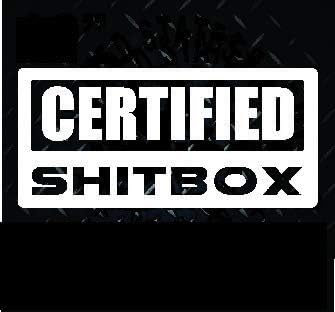 Amazon.com: 2 SHITBOX Certified Stickers Grand Turbo Diesel Truck ...