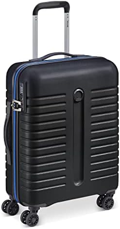 Delsey Polycarbonate 77 cms Black Hardsided Check-in Luggage (Comete ...