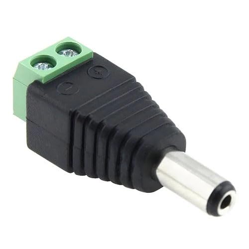 DC Power Barrel Jack Male Connector(Pack of 4) : Amazon.in: Home ...