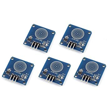 PACK OF 5 TTP223 Touch Key Switch Module Touching Button Capacitive ...