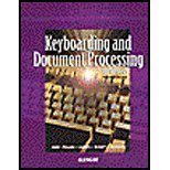 Student Edition (Keyboarding and Document Processing for Windows ...