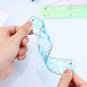 Ultra Flexible Unbreakable 15Cm Ruler/Scale for Multi Purpose ...