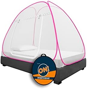 Supreme On Mosquito Net for Double Bed [6 Feet X 6.5 Feet], Queen-Size ...