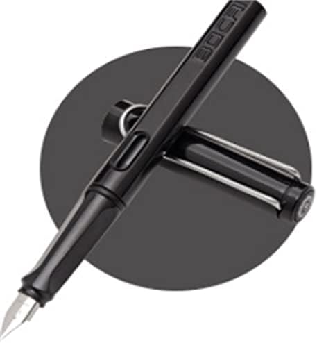 Amazon Basics Refillable Fountain Pen - Fine Point, Black Ink : Amazon ...