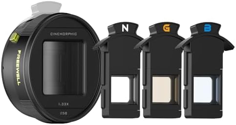 Amazon.com : Freewell 1.33x Anamorphic Lens for iPhone & Samsung - 3 ...