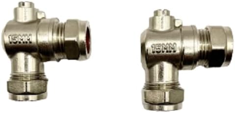 hep® 15mm Angle Isolating Valve for Tap Connector Flexi Pipes Elbow ...
