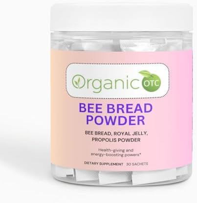 Amazon.com : Organic Bee Bread Powder Supplement – Royal Jelly Propolis ...