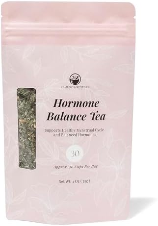 Amazon.com : Remedy & Restore Herbal Tea for Hormone Balance - Natural ...