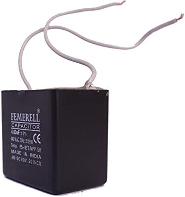 Femerell Capacitors for Motor (4 uF) Set of 3 pieces for Kitchen ...