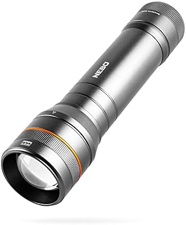NEBO Davinci 2000 Lumens | Black LED Rechargeable Flashlight | 18650 ...