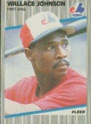 Amazon.com: 1989 Fleer Baseball Card #382 Wallace Johnson ...