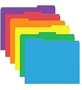 Amazon.com : File Folder, PANDRI 170 Pack File Folder, 1/3 Cut Tab ...