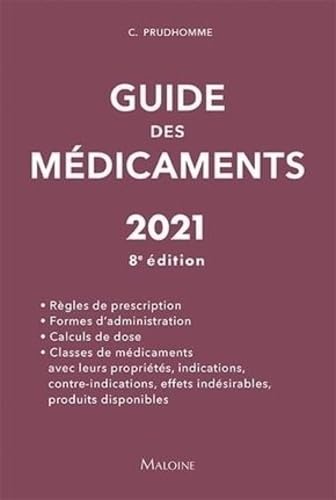 Amazon.fr - Guide des medicaments 2021, 8e ed. - Prudhomme, Christophe ...