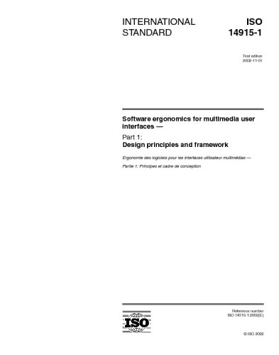 ISO 14915-1:2002, Software ergonomics for multimedia user interfaces ...