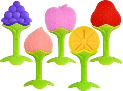 Buy Smiley mia Silicone BPA Free Natural Organic Nipple Teethers for ...