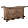 Amazon.com: Pemberly Row 80" Farmhouse Wood Home Bar Unit, Stemware ...