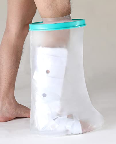 Snapklik.com : Cast Covers For Shower Leg-Big Men-100% Waterproof Cast ...
