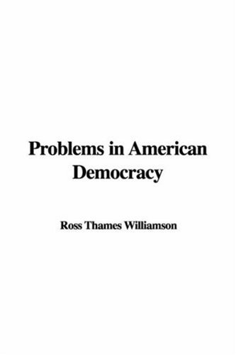 Buy Problems in American Democracy Book Online at Low Prices in India ...