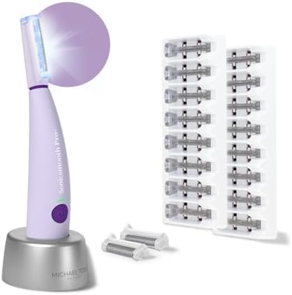 Amazon.com: Michael Todd Beauty Sonicsmooth Pro+ Dermaplane Razor for ...