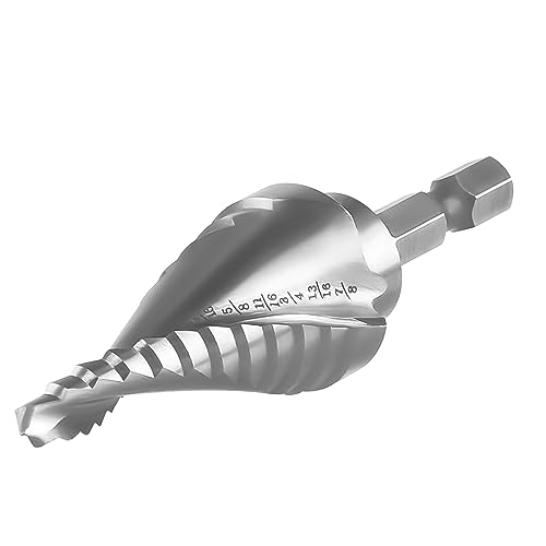 Amazon: Unibit Step Drill Bit for Metal, Genuine HSS M35 Drill Stepper ...