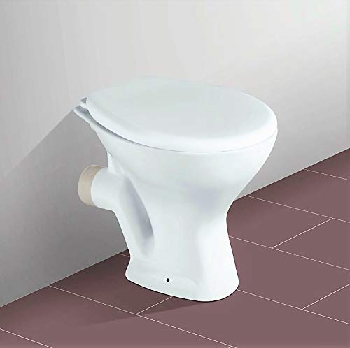 InArt Ceramic Floor Mounted Water Closet Square Western Toilet/Commode ...