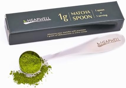 Heapwell Superfoods Bamboo Matcha Tea Measuring Spoon - 1g Perfect ...