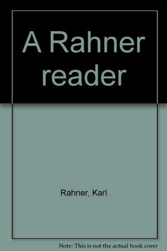 A Rahner reader: Rahner, Karl: 9780816421077: Amazon.com: Books