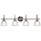 Kichler Avery 24" Vanity Bath Light in Brushed Nickel, Vintage 3-Light ...