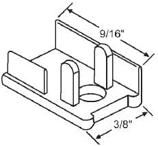 Sliding Window Glide, Nylon - Package - Tools Products - Amazon.com
