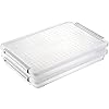 Amazon.com: BTSKY 2 Pack A4 Plus Clear Plastic Stackable Storage Box ...